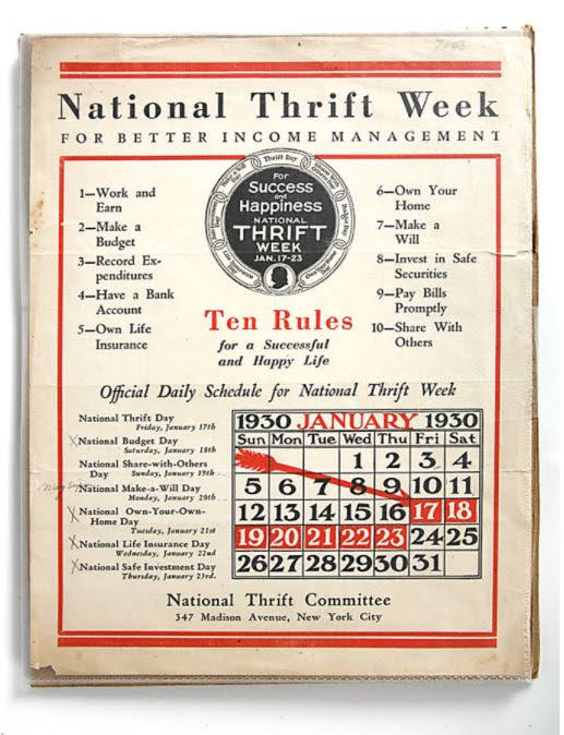 National Thrift Week 2021 | ECV Talks